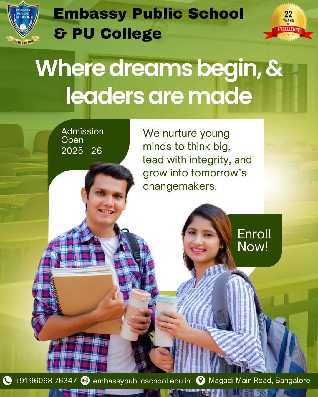 Which PU College in Bangalore has NEET and JEE coaching? - Embassy ...